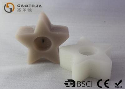 Cina Candele elettroniche della cera reale domestica della decorazione, scolpite candela di forma LED della stella in vendita