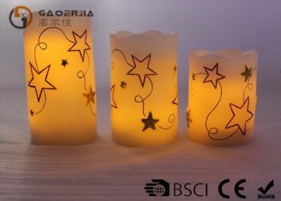 Cina Cera reale all'aperto/dell'interno ha condotto le candele senza fili con forma della stella in vendita