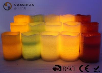 Cina Le candele della colonna della cera principali la sicurezza, colonna senza fiamma della cera esamina in controluce RW-014 in vendita