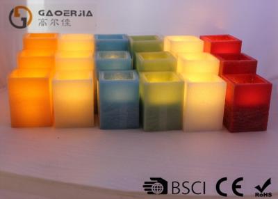 Cina Cera reale del multi quadrato di colore principale candele messe di una decorazione di 3 case in vendita