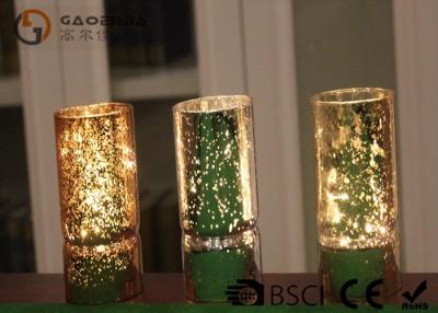 China Different Sizes Mason Jar Fairy Lights Gold / Silver Color 3*AAA Battery Type for sale