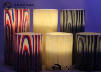 Cina Candele senza fiamma della multi cera reale di colore messe di 2 per la decorazione domestica in vendita