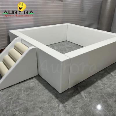 China Popular White Childrens Soft Play Set Playground Rental Business Soft Baby Climb for sale