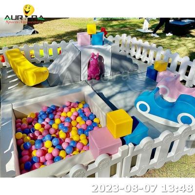 China Baby Soft Play Karussell Hot Sale Outdoor-Spielplatz Kletterer Ball-Grube kommerziell zu verkaufen