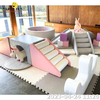 China Customizable Themes Soft Play Climbing Set Soft Foam Play Structures For Rental for sale