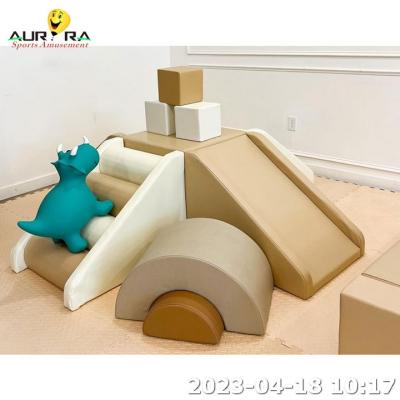 China Customizable Themes Soft Play Climbing Set Soft Foam Play Structures For Rental for sale