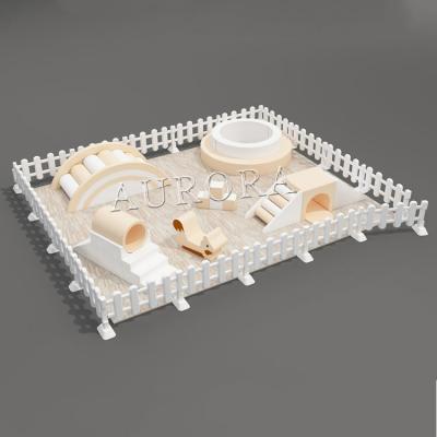 China Customized Color Soft Play Merry Go Round Event Party Rental Kids Carousel for sale