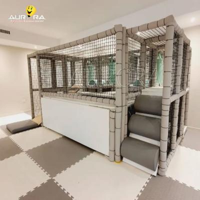 China Children Playground Indoor Soft Play Equipment With Bouncing Maze for sale