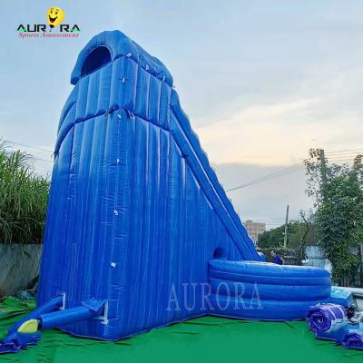 China Indoor Playground Inflatable Water Slide Blue For All Ages customized Size for sale