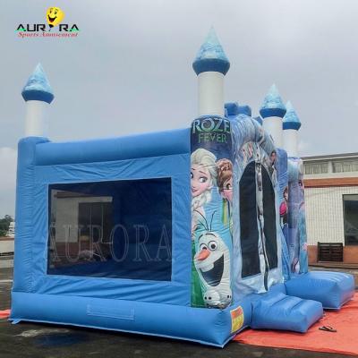 China Backyard Inflatable Moonwalk Bounce House Frozen Jumping Inflatable Bouncer Castle for sale