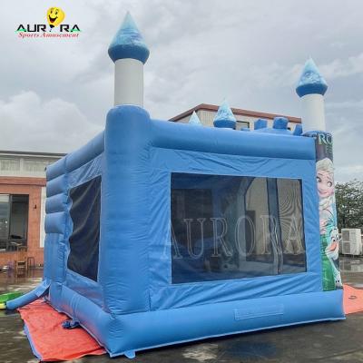 China Backyard Inflatable Moonwalk Bounce House Frozen Jumping Inflatable Bouncer Castle for sale
