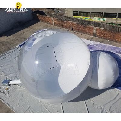 China Transparent Inflatable PVC Bubble House With 2m Tunnel Event Wedding Party for sale