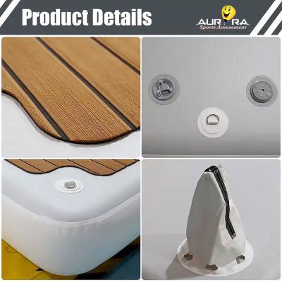 China Sunbathing Inflatable Dock Platform PVC Inflatable Sport Boats Yacht Dock for sale