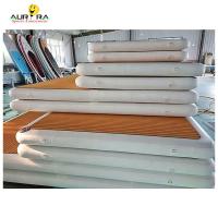 China Inflatable Floating Platform Double Wall Fabric Pvc 352cmx155cm 20cm Thickness for sale
