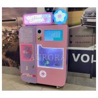 China 2500W Automatic Cotton Candy Making Machine No Nozzle Structure Vending Machine for sale