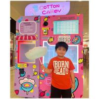 China 21 Inch Screen Vending Machine For Cotton Candy , DIY Making Cotton Candy Machine for sale