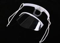 China Transparent Catering Plastic Chin Face Shield Masks for sale