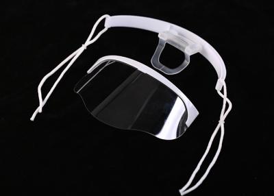 Cina Chin Face Shield Masks di plastica d'approvvigionamento trasparente in vendita