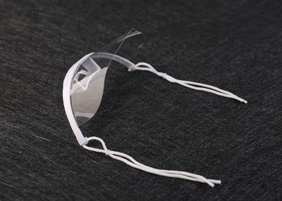 China Super Licht Hygiënisch Gezichtsschild dat slechts Mond en Neus op Chin Transparent behandelt Te koop