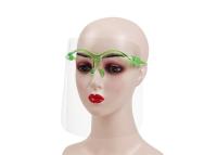 China Plastic PPE Face Visor Protective Reusable Spectacle Mounted Full Face Shield Movable for sale