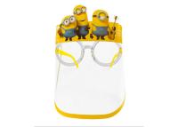 China Character Kids Plastic Face Shield With Glasses For School Protector for sale