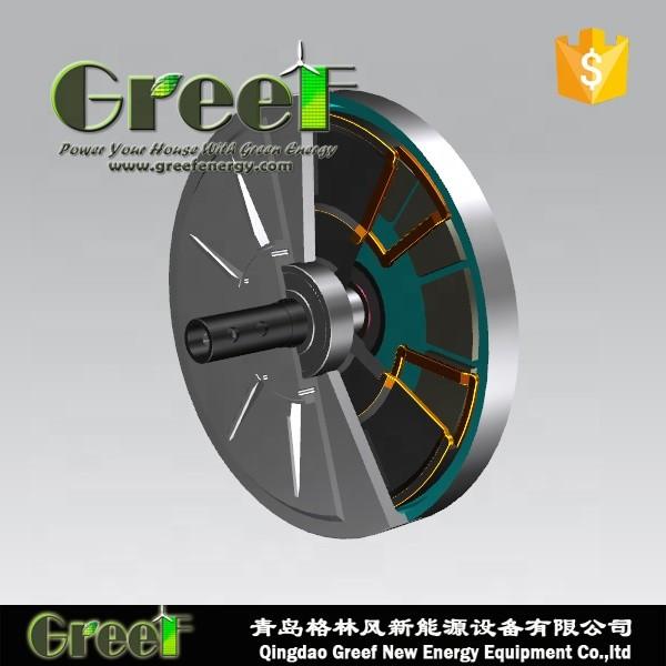 Quality 2kw Axial Flux Permanent Magnet Generator For Vertical Wind Turbine for sale
