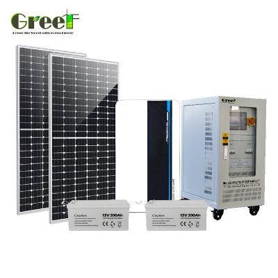 China 48-240V Ausgangsspannung 5kw Off-Grid-Solarsystem mit Gelbatterie zu verkaufen