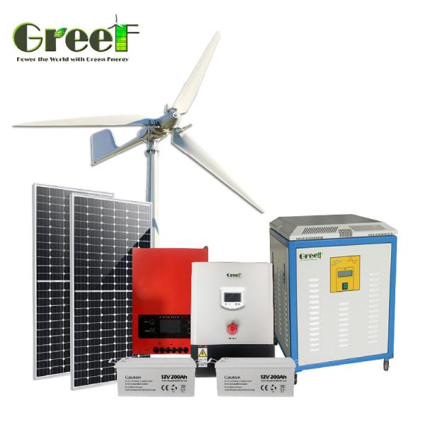 Quality LCD Display Monocrystalline Solar Power System 1kW-100kW Capacity Easy for sale