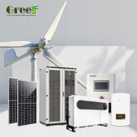China Grid Coupled Monocrystalline Solar Panel System with LCD Display for sale