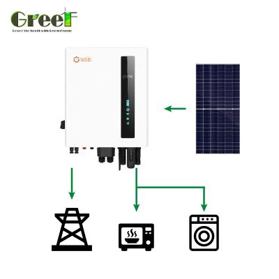 China Monocrystalline Silicon Green Energy / One Grid Solar Panel with Grid Tie Technology and LCD Display for sale