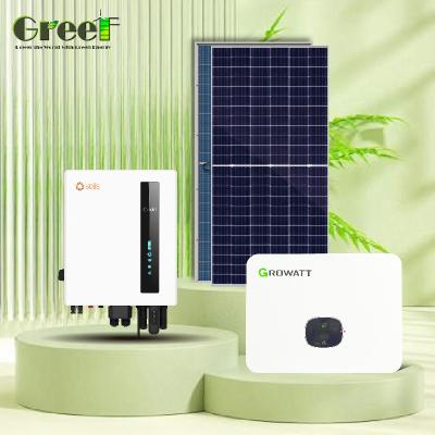 China Efficiency Monocrystalline Solar Panel System With Smart Monitoring For On Grid Usage for sale