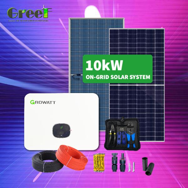 Quality 3 Years Guarantee Time On Grid Solar System With Monocrystalline Solar Panel And for sale