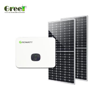 China Monocrystalline Silicon Solar Panel System with Monitoring 1kW-100kW On grid Solar Power for sale