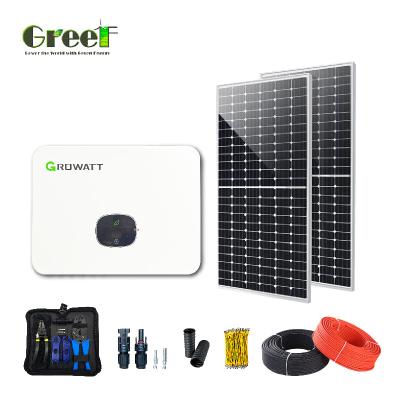 China LCD Display Solar System With Net Metering Internal Consumption <5W For On Grid Solar Setup for sale