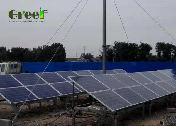 Quality 10kw Hybrid Solar System Factory Customized 40~60Vdc With MC4 Connector for sale
