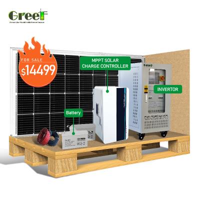 China Sistema Solar Híbrido de Ondas Sinuais Pura com 98% de Eficiência e 230Vac de Voltagem de Saída à venda