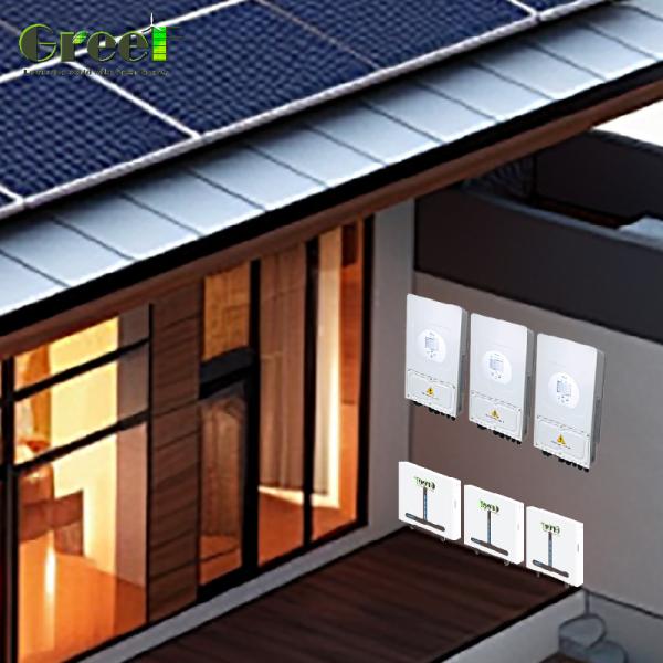 Quality 5000W Load Grid Tie Solar Power System With 110/220V Voltage Output for sale