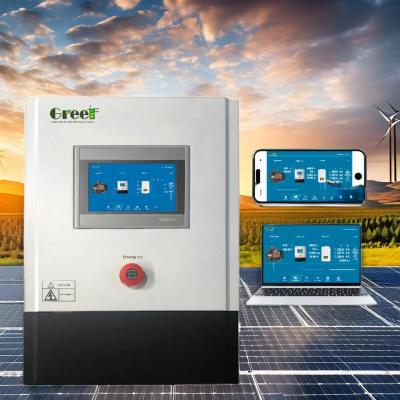 China 50 Hz/60 Hz uitgangsfrequentie op een netcontroller met LCD-touchscreen Te koop