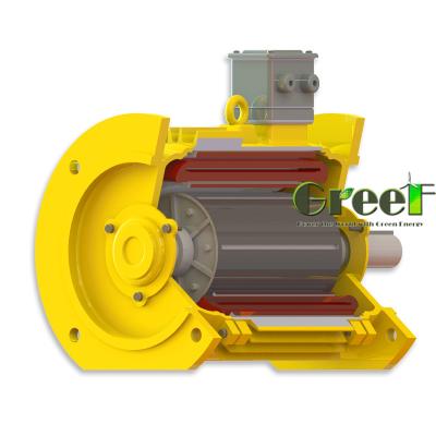 중국 IP54 수평 축 낮은 RPM 영구 자석 대전기 5kW 판매용