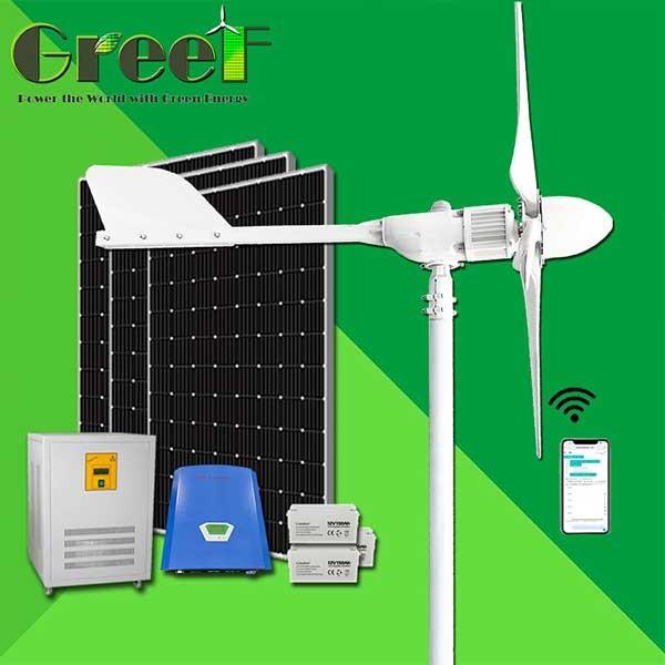 Quality High Efficiency On/Off Grid Energy Horizontal Axis Wind Turbine 10KW For Home for sale