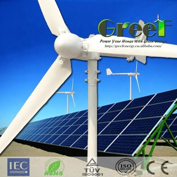 Quality High Efficiency On/Off Grid Energy Horizontal Axis Wind Turbine 10KW For Home for sale