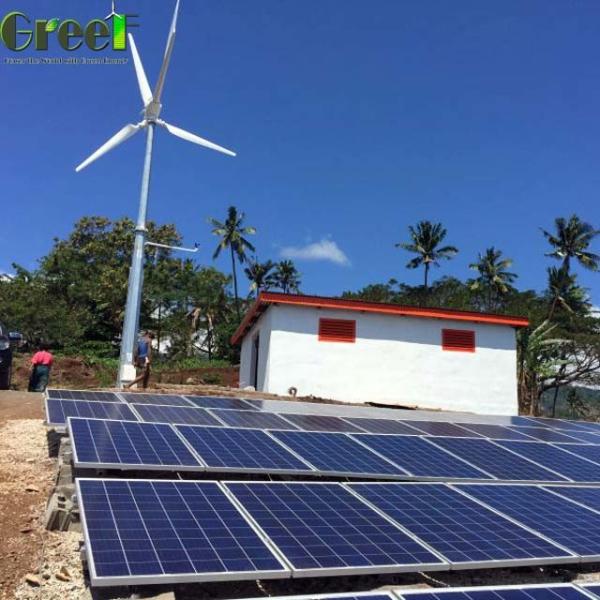 Quality Solar Wind Hybrid System Eolic Wind Generator Low Start Wind Speed 3KW for sale