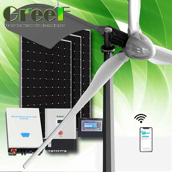 Quality 1KW High Output Solar Horizontal Wind Turbine Generator For Home for sale