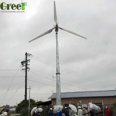 Cina Sistema di generatore di turbine eoliche a controllo di passo orizzontale di piccole dimensioni 20kw in vendita