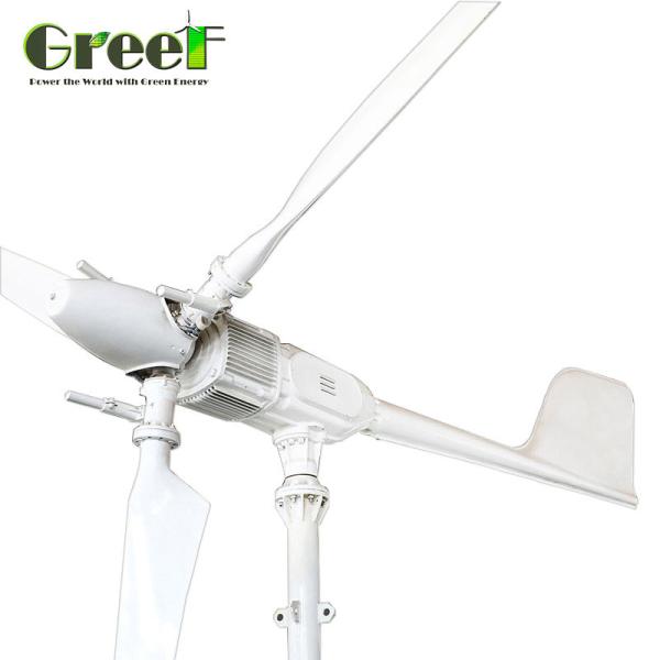 Quality Low Noise Mini Grid Tie Inverter Pitch Control Wind Turbine Generator 5kw For for sale