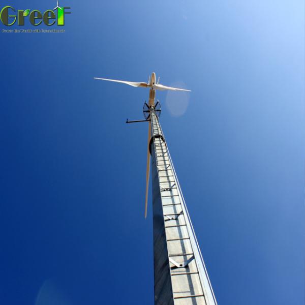 Quality Rooftop High Efficiency Pitch Control Wind Turbine Energy Generator 10kw for sale