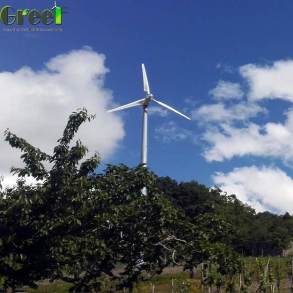 Quality Low Speed Start Up Pitch Control Hybrid Wind Solar Turbine High Output 20kw for sale