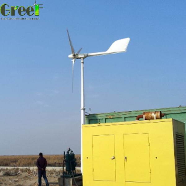 Quality 10KW On Grid Solar Hybrid Industry Pitch Wind Turbine For Home Battery Charge for sale