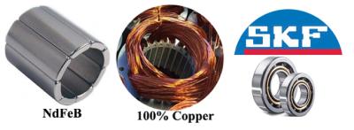 Cina Generatore di energia elettrica a magnete permanente a 350 giri al minuto 1kw 6kw 10kw 12kw 400v in vendita