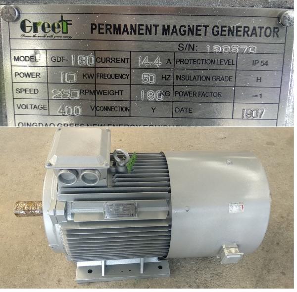 Quality 3 Phase 220V 380V LOW SPEED PM Generator for Wind Turbine 50KW 200KW for sale